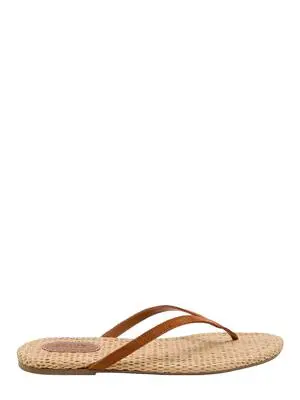 Staud Freja Thong Sandals - Brown