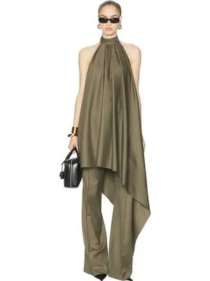 Ronny Kobo Fleur Dress - Burnt Olive