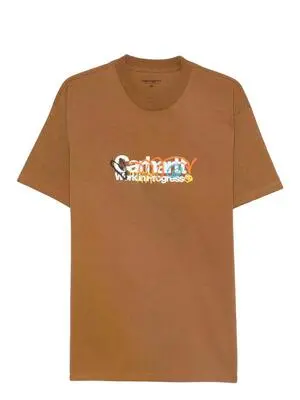 Carhartt Work In Progress Primary Printed T-shirt - Brown