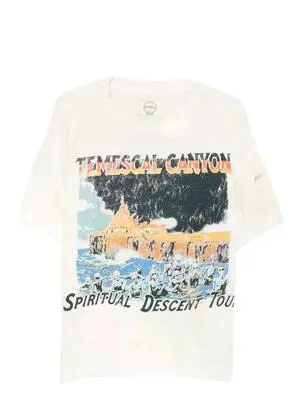 ERCOLE STUDIO Printed T-shirt - Neutrals
