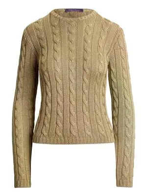 Ralph Lauren Cable-knit Crew-neck Sweater - Neutrals