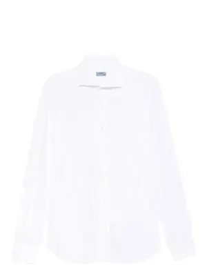 BARBA NAPOLI Button-fastening Long-sleeve Shirt - White
