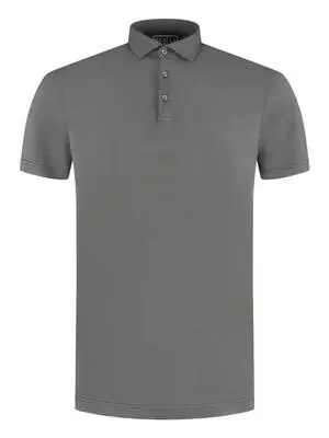 Fedeli Buttoned Polo Shirt - Grey