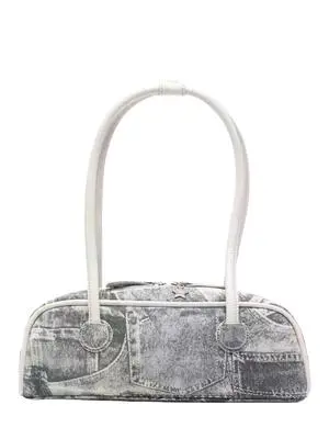 MARGESHERWOOD Printed Top Handle Bag - Grey