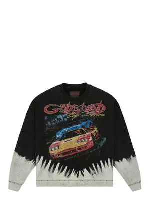 GODSPEED T.t.w. Bleached Wash Sweatshirt - Black