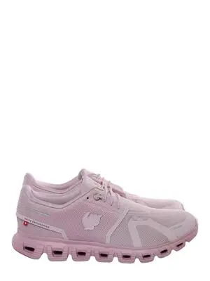 On Logo Patch Sneakers - Pink