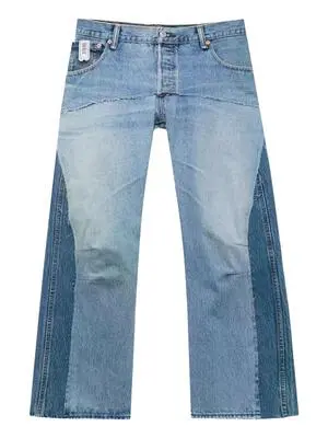 PROTOTYPES Layered Flared Jeans - Blue