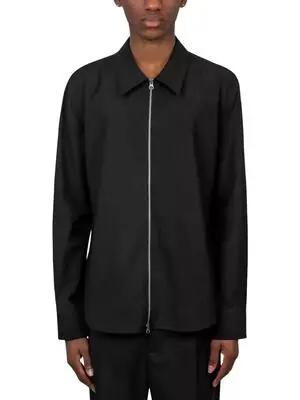 COURREGES Zipped Shirt - Black