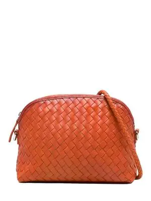 Dragon Diffusion Chunky Fellini Woven Clutch - Orange
