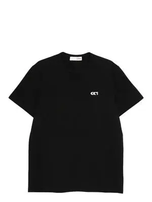 CIARAN Logo-embroidery T-shirt - Black