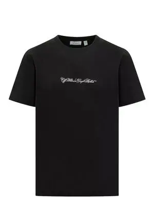 Off-White Arrow Script Short-sleeve T-shirt - Black