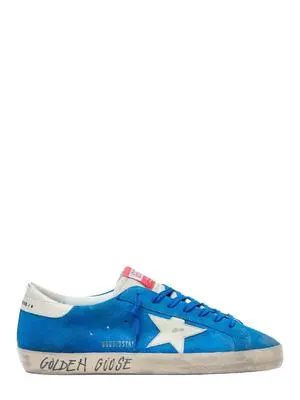 GOLDEN GOOSE Super-star Suede Sneakers - Blue