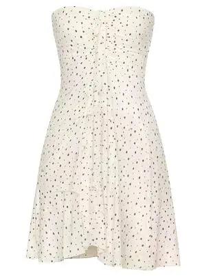 ISABEL MARANT Polka-Dot Ruffled Mini Dress
