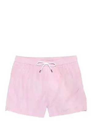 Fedeli Drawstring Beach Shorts - Pink
