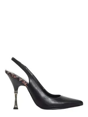 Just Cavalli Slingback Heeled Pumps - Black