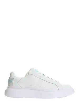 Just Cavalli Lace-up Platform Sneakers - White