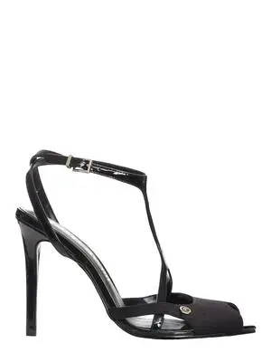 Just Cavalli Peep-toe Heeled Sandals - Black