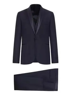 Tagliatore Shawl-lapel Suit - Blue
