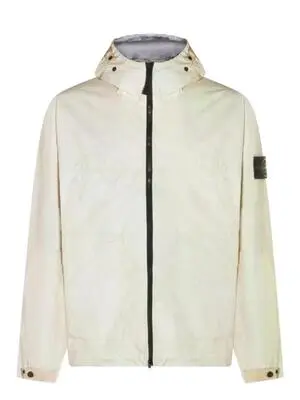 Stone Island Badge-detail Jacket - Neutrals