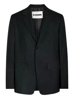 JIL SANDER Notched Pocket Blazer - Blue