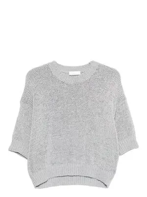 ROBERTO COLLINA Short-sleeve Pullover - Grey