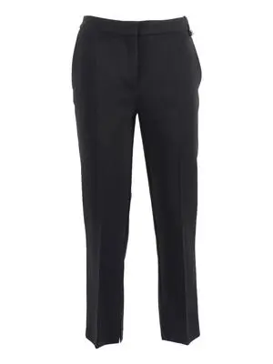 Elisabetta Franchi Logo Trousers - Black