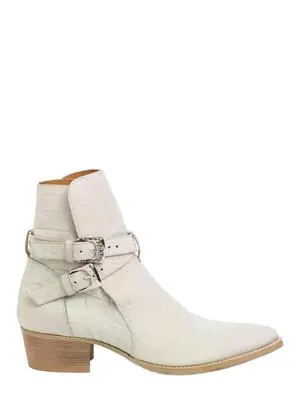 Amiri Jodhpur Buckle Boots - Neutrals