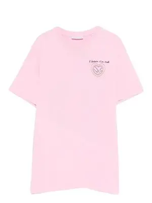 Maison Labiche Lettering T-shirt - Pink
