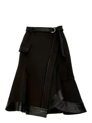 3.1 Phillip Lim Belted Cargo Midi Skirt - Black