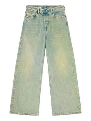 DIESEL 1996 D-sire 007cy Relaxed Wide-leg Jeans - Blue