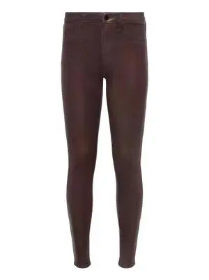 L'Agence Marguerite High-rise Trousers - Brown
