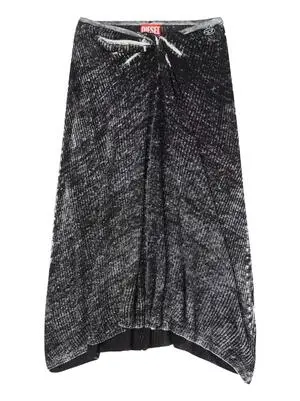DIESEL M-livette Midi Skirt - Black