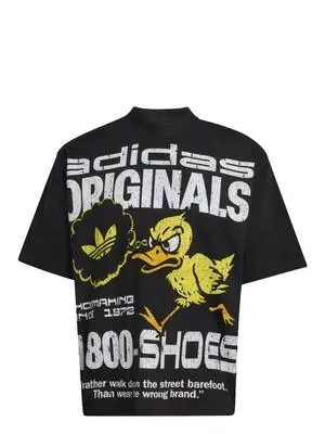 Adidas Originals Duck Graphic T-shirt - Black