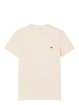 Lacoste Round-neck Logo T-shirt - Neutrals