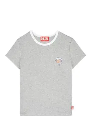 DIESEL T-uncuties-long-s13 T-shirt - Grey
