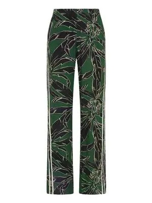 The Upside Tamara Juliet Floral-print Trousers - Green