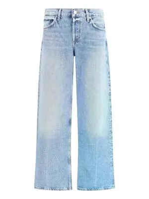 AGOLDE Five-pocket Straight Leg Jeans - Blue