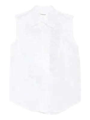 P.a.r.o.s.h Ruffled Sleeveless Top - Pink