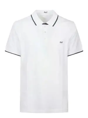 FAY Tipped Collar Polo