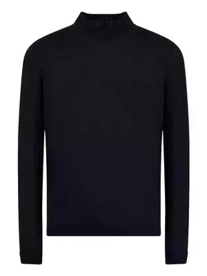 Giorgio Armani Mock-neck Sweater - Blue