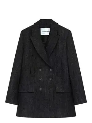 MARGAUX LONNBERG Double-breasted Coat - Black