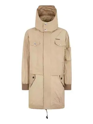 Dsquared2 Hooded Long-sleeve Parka - Brown