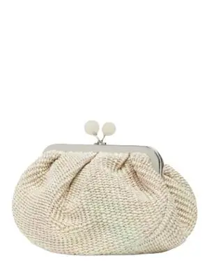 Max Mara Medium Pasticcino Clutch - Neutrals