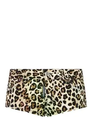 Dsquared2 Printed Hot Shorts - Neutrals