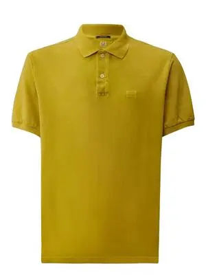 C.P. COMPANY Button Polo Shirt - Yellow