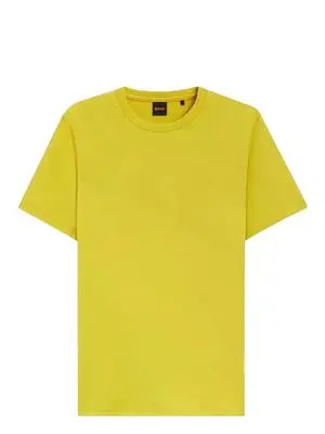 BOSS Crew-neck T-shirt - Yellow