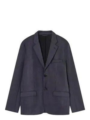 Emporio Armani Single-breasted Blazer - Blue