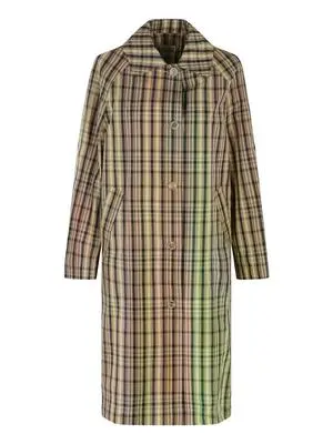 SEMICOUTURE Olivia Scacchi Checked Coat