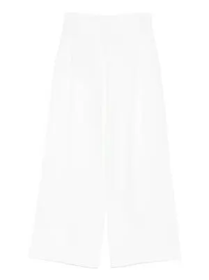 ALLUDE Wide-leg Trousers - Neutrals