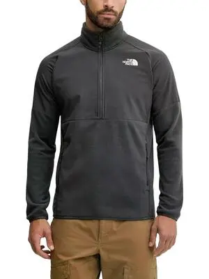 The North Face Zip Logo Sweater - Grey